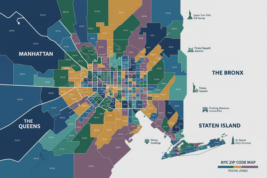 Map of New York ZIP Codes | Search & Interactive ZIP Map – A N T I P O D E